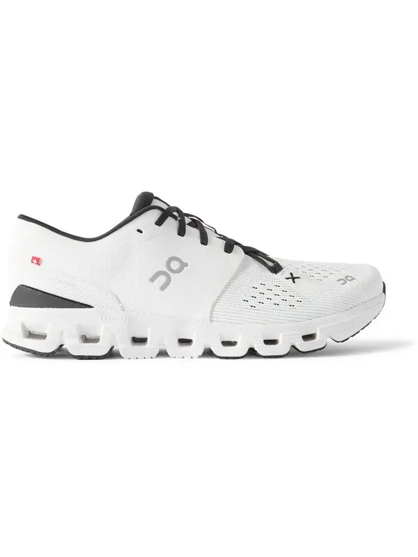 Unknown On Cloud X 4 Rubber-trimmed Mesh Running Sneakers - White