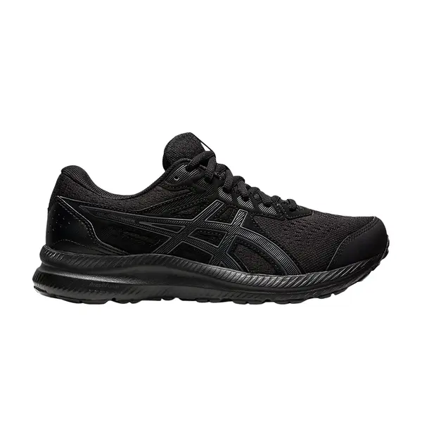 Asics Gel Contend 8 Wide Athletic Sneakers - Black
