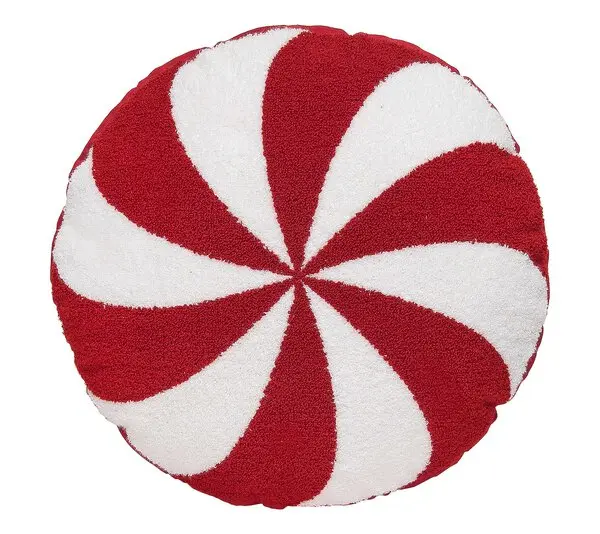 VALERIE PARR HILL Peppermint Shaped Pillow Valerie