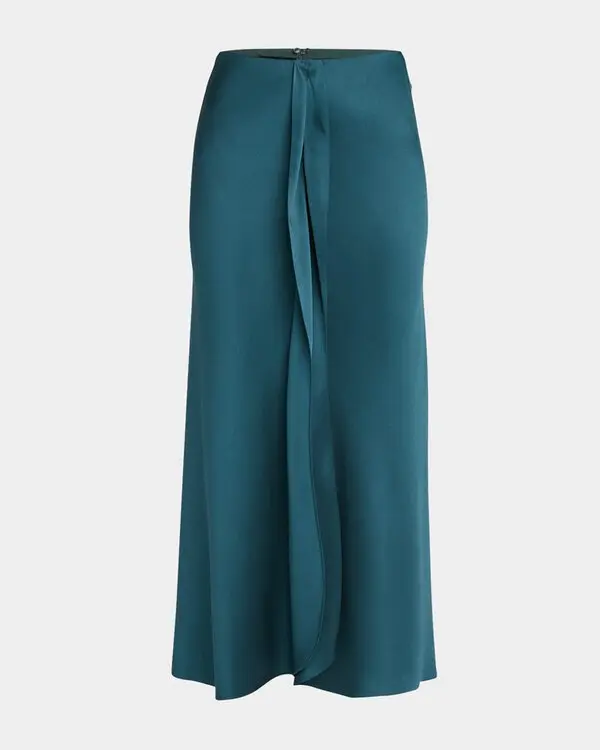Giorgio Armani Silk Midi Skirt
