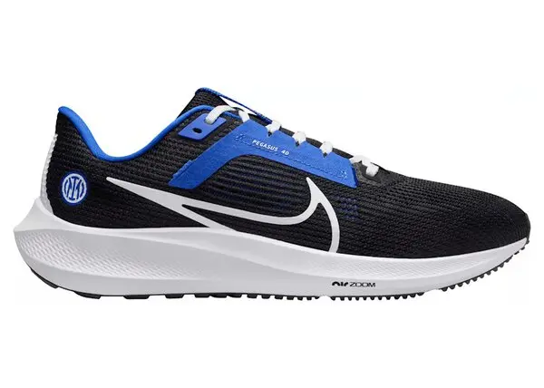 Nike Air Zoom Pegasus 40 Inter Milan Sneakers - Black/lyon Blue/white