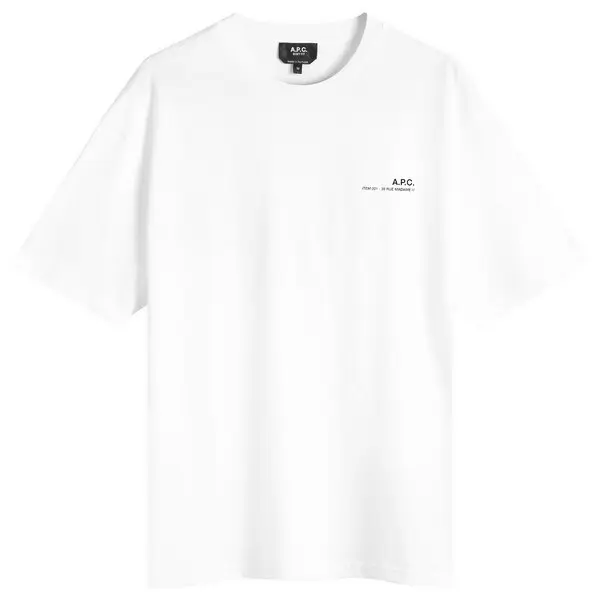 A.p.c. Item Logo T-shirt - White/black