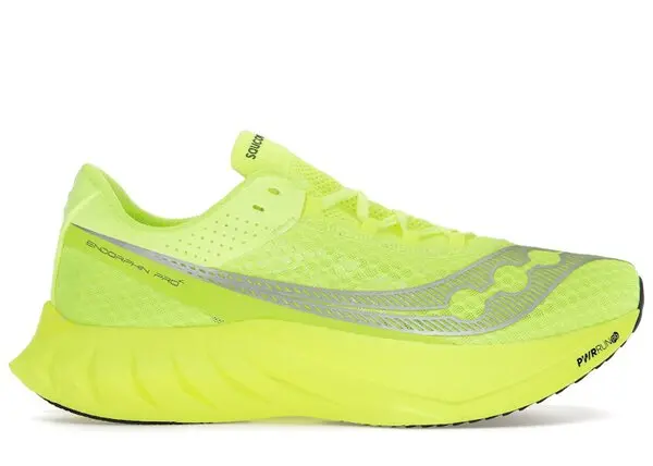 Saucony Endorphin Pro 4in Athletic Sneakers - Citron/silver