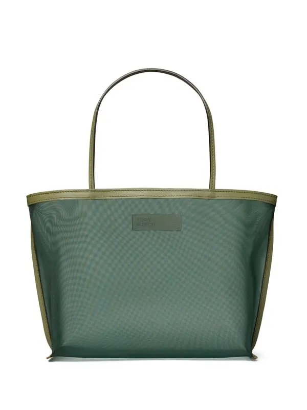 Tory Burch Mesh Tote Bag - Green | Editorialist