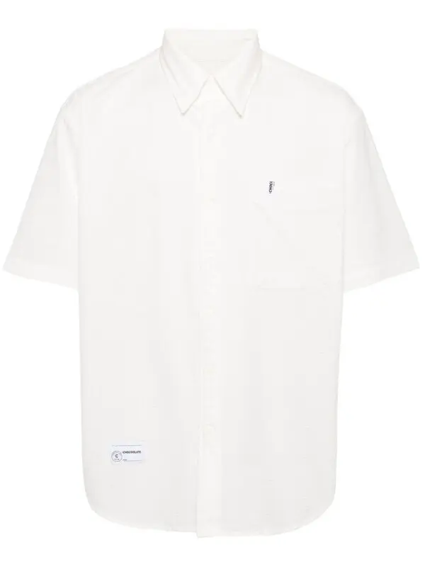 CHOCOOLATE Pointed-collar Poplin Shirt