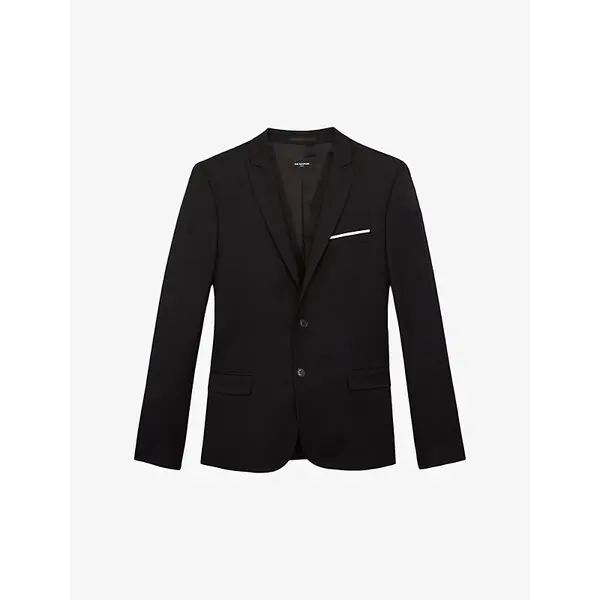 The Kooples Regular-fit Single-breasted Wool Blazer
