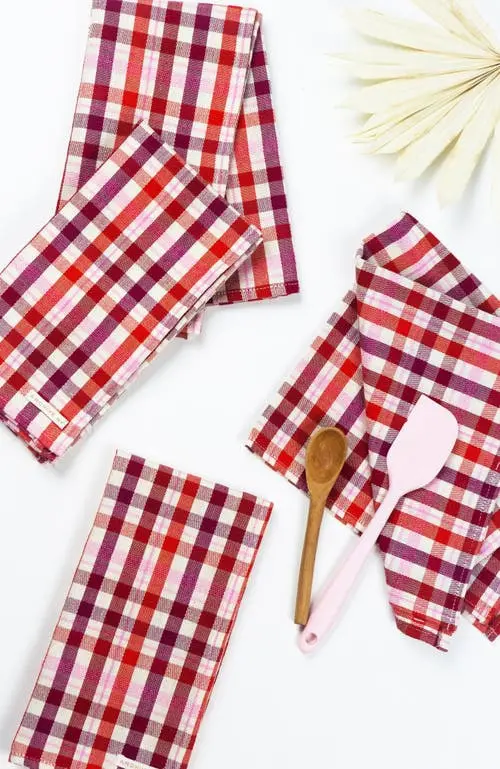 ARCHIVE NEW YORK Noel Plaid Cotton Napkins