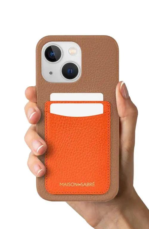 MAISON DE SABRE Card Phone Case - Manhattan Sandstone