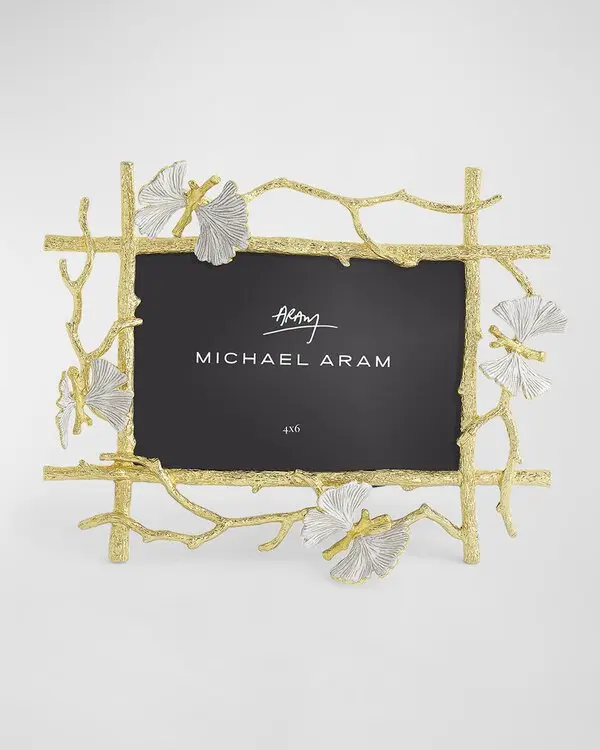 Michael Aram Butterfly Ginkgo Photo Frame, 4" X 6