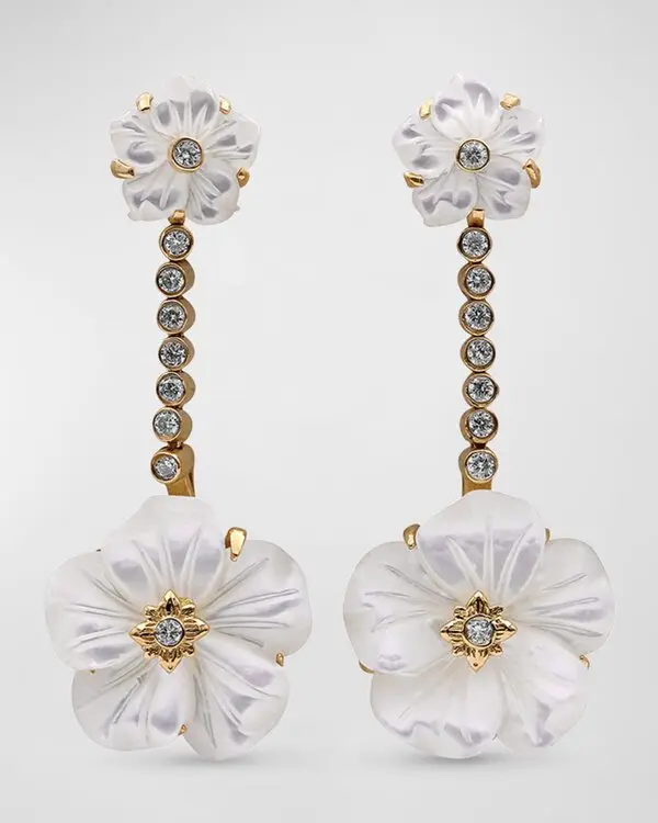 Stephen Dweck Mother Of And Diamond Earrings