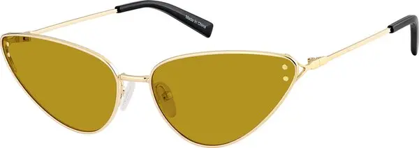 Zenni Cat-eye Stainless Steel Sunglasses - Gold