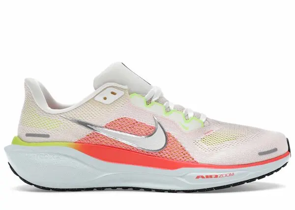 Nike Air Zoom Pegasus 41 - Summit White/chrome/bright Crimson