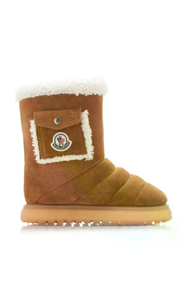 Moncler Gaia Ankle Boots - Tan