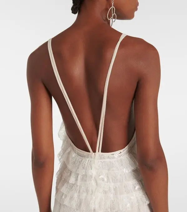 Blumarine Lace Slip Dress