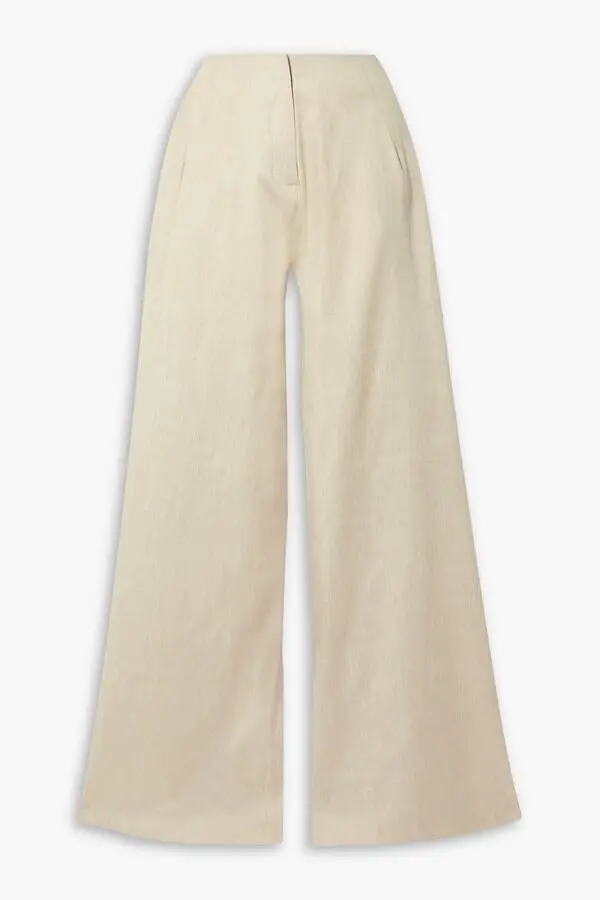 Aaizél Pleated Wide-leg Pants