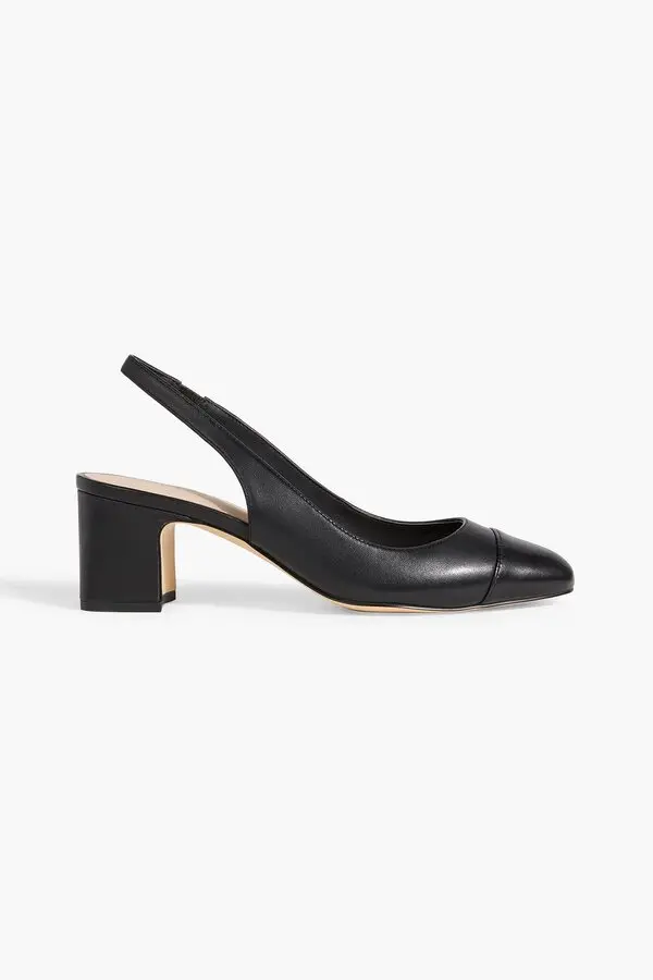 STUART WEITZMAN Milla 55 Leather Slingback Pumps