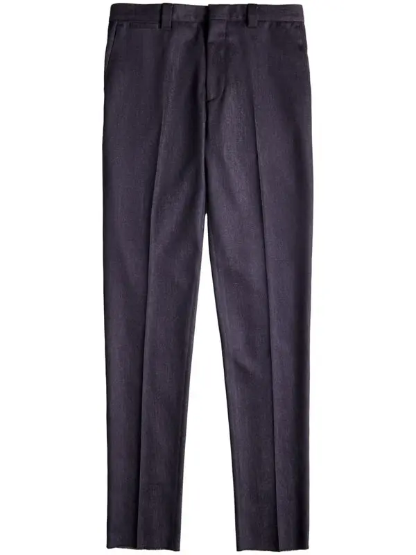 TOD'S Wool Denim Tailored Trousers