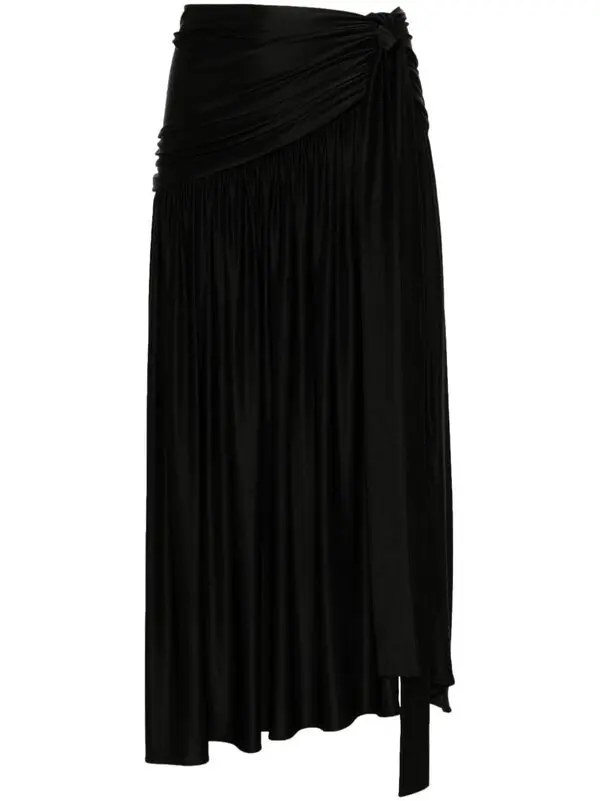 Rabanne Bow-detail Midi Skirt