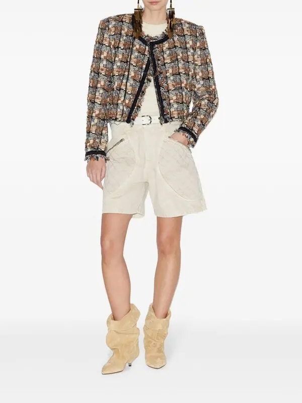 Isabel Marant Kerry Tweed Jacket - Brown