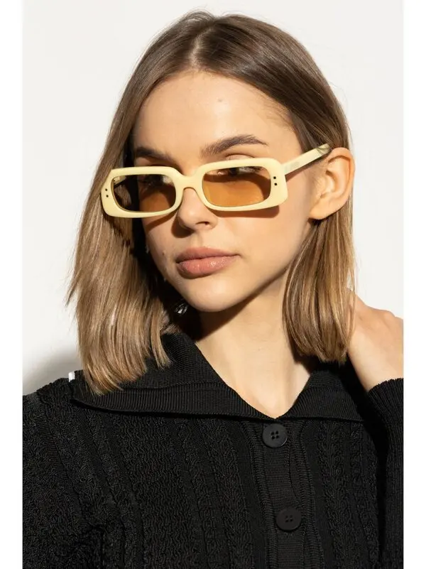 Jacquemus Azzuro Rectangle Sunglasses
