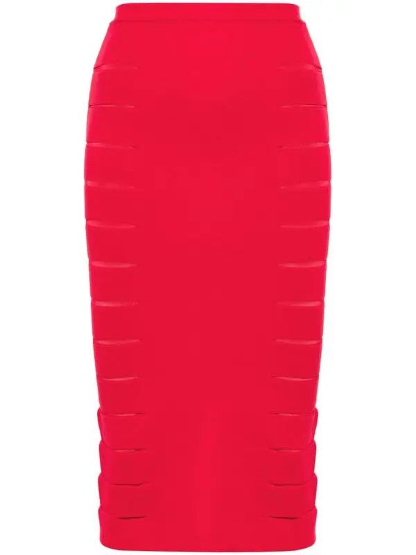 GENNY Cut-out Midi Skirt