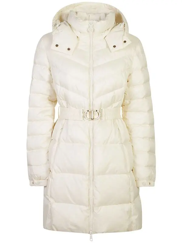 TWINSET Belted Padded Coat