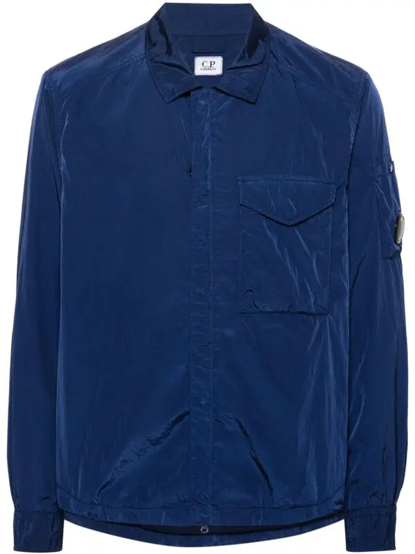 C.P. COMPANY Chrome-r Lens Overshirt - Blue