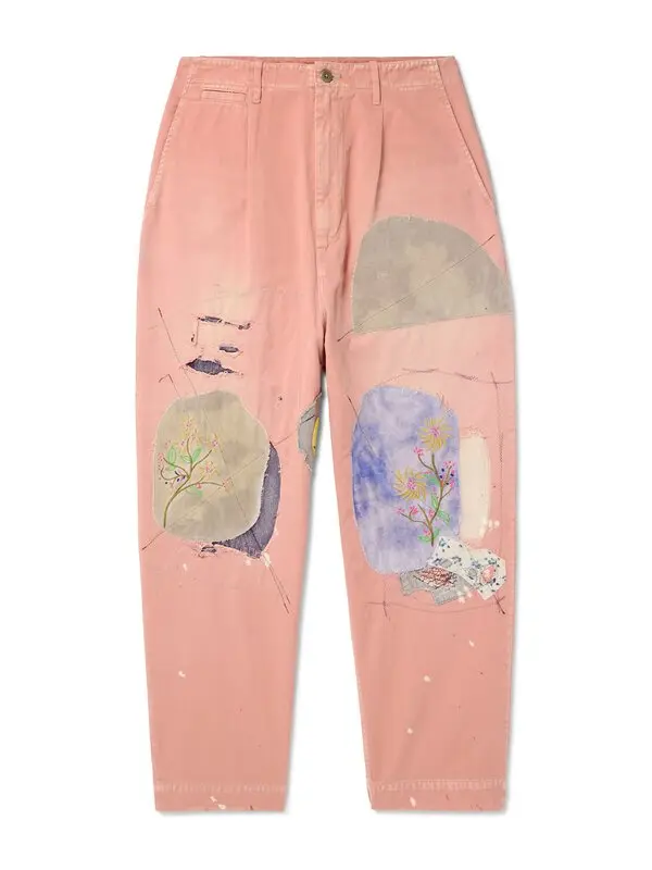 Kapital Katsuragi Tapered Appliquéd Trousers