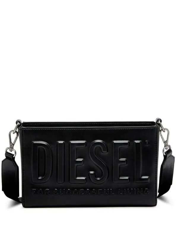 Diesel 3d Logo-embossed Shoulder Bag