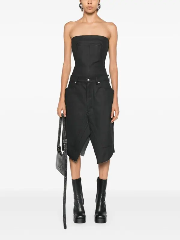 Rick Owens Porterville Bustier Top - Black