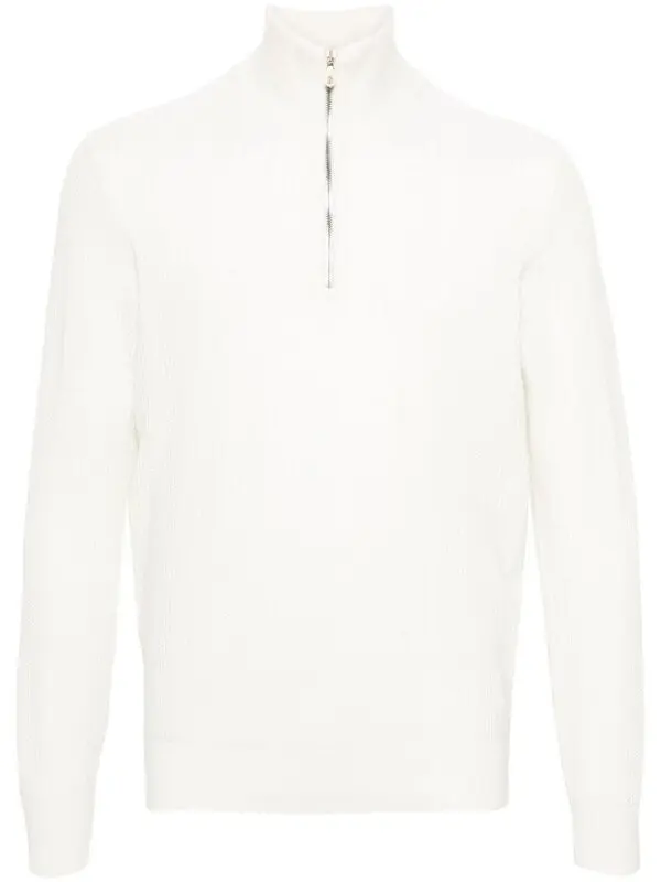 Brunello Cucinelli Cashmere Sweater - White