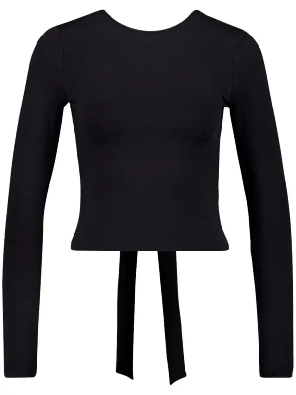 Balenciaga Knot-detail Long-sleeved Top