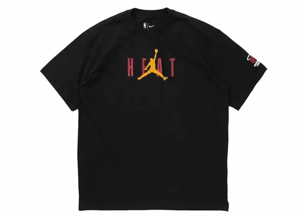 JORDAN Nba Miami Heat Courtside T-shirt - Black