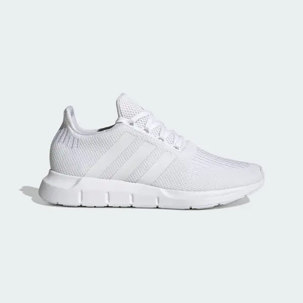 Adidas Swift Run 1.0 Shoes - Cloud White / Cloud White / Gold Metallic