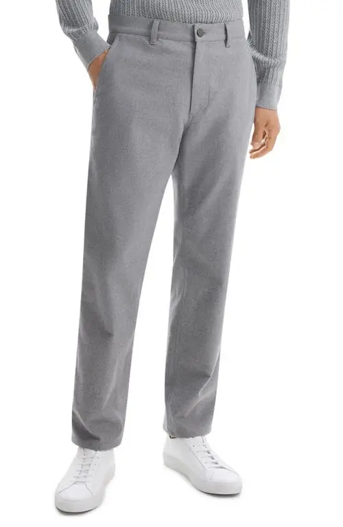 Theory Rhodes Cotton Carpenter Pants - Light Ash Melange
