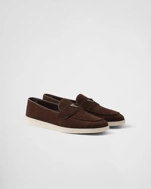 Prada Suede Loafers