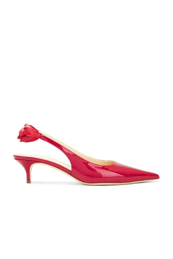 Magda Butrym Slingback Kitten Heels - Red