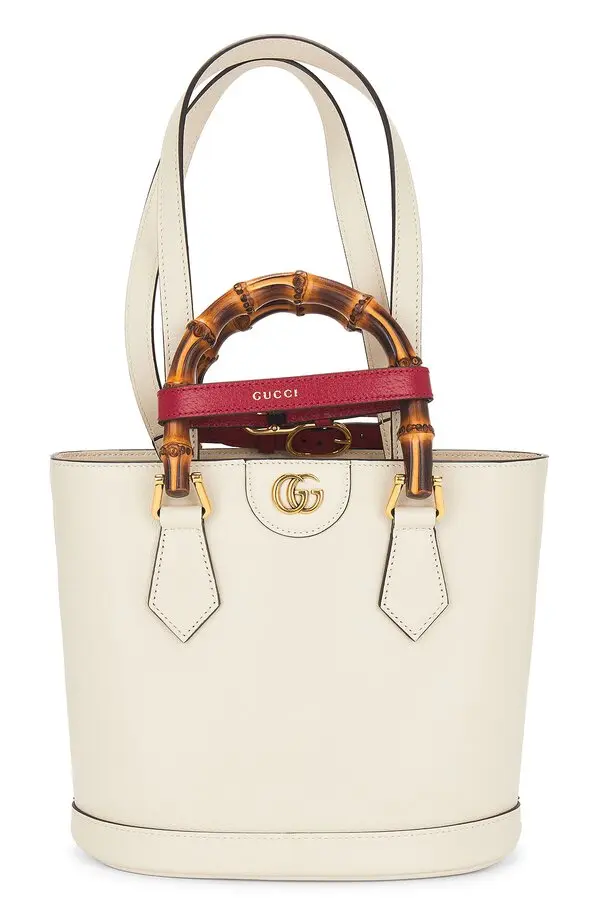 Gucci Diana Leather Tote Bag
