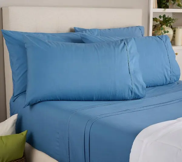 HOME REFLECTIONS As Is Washed Percale Sheet Set -extracases