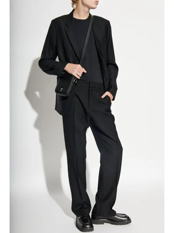 Ami Wool Single-breasted Blazer