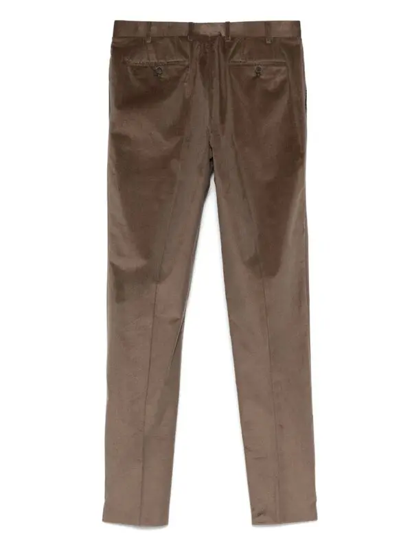 Canali Corduroy Trousers - Brown