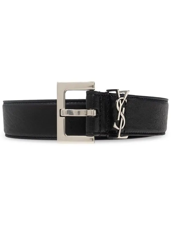 Saint Laurent Logo Plaque Belt