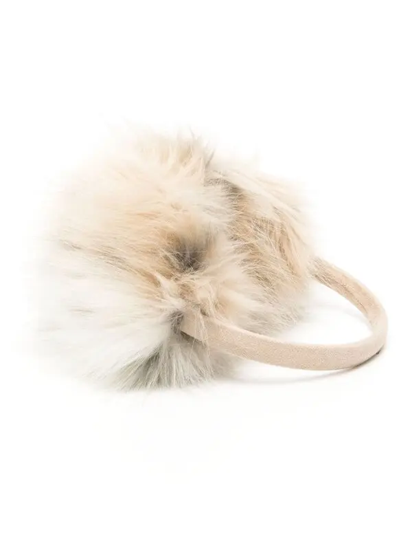 UNREAL FUR Faux-fur Earmuffs - Neutrals