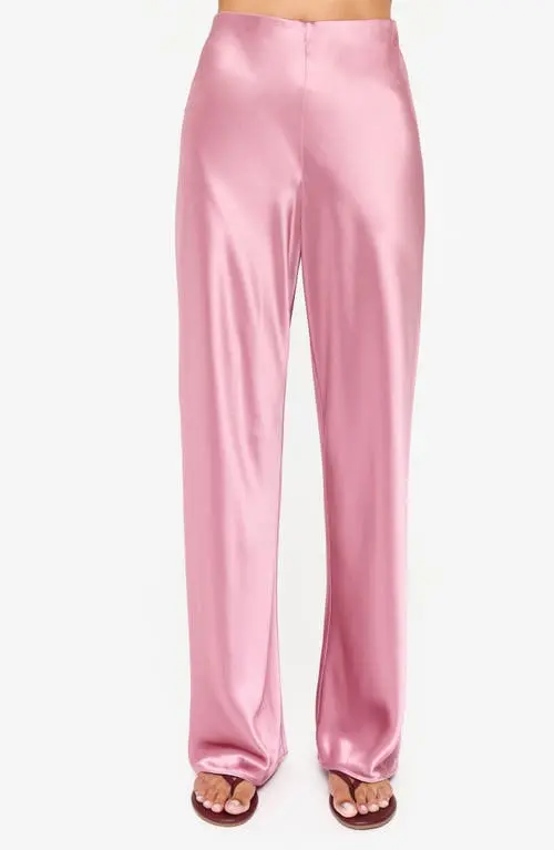 Cami Nyc Bristol Satin Pants - Elderberry