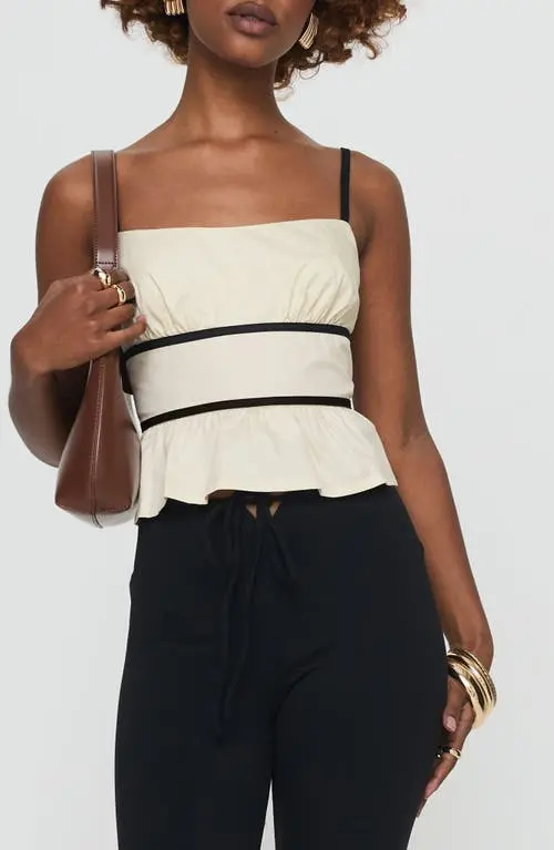Princess Polly Daxon Organic Cotton Open Back Camisole