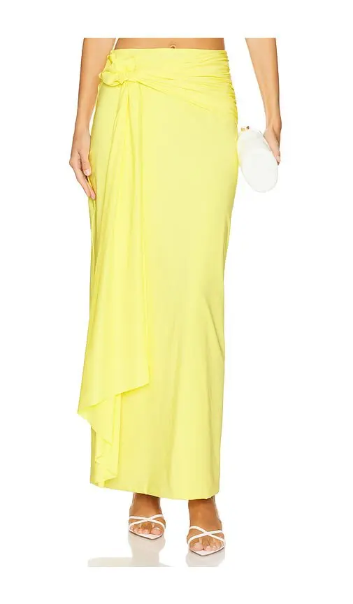 MAYGEL CORONEL Crisol Maxi Skirt - Mimosa