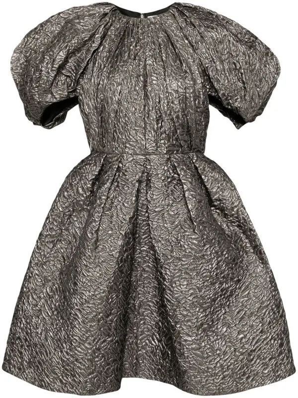 Dice Kayek Metallic Sheen Mini Dress