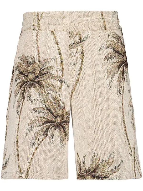 Amiri Twisted Palms Tapestry Shorts