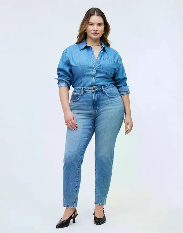 Madewell The Plus Curvy Perfect Vintage Jean In Berdelle Wash 61