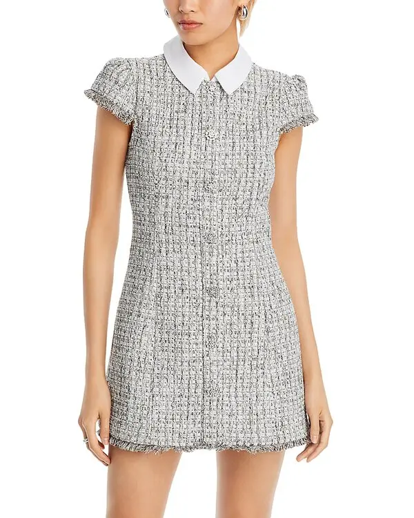 Likely Riello Collared Dress - Brown/white